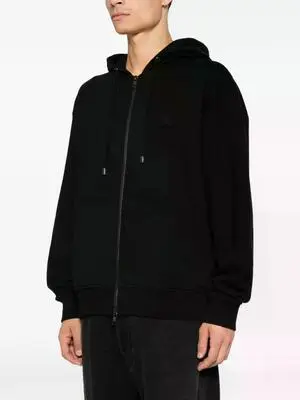 WOOYOUNGMI Logo-patch Zip-up Hoodie