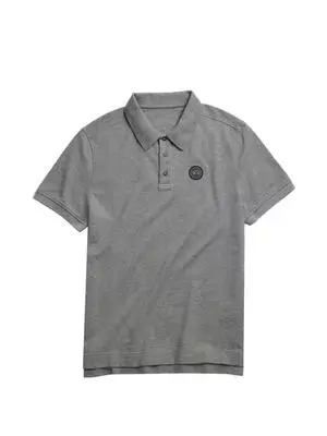 Canada Goose Logo-patch Cotton Polo Shirt - Grey