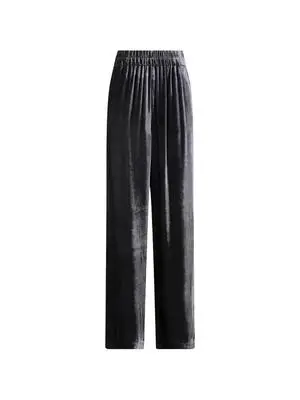 GENTRYPORTOFINO Velvet Straight Leg Trousers