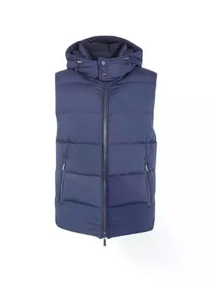 MOORER Quilted Hooded Gilet