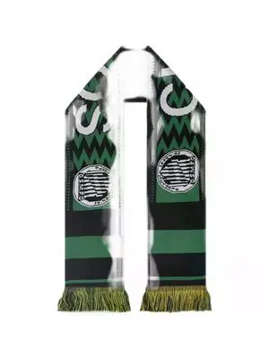 DOVER STREET MARKET Chaos Football Fringed Scarf - Black