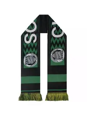 DOVER STREET MARKET Chaos Football Fringed Scarf - Black