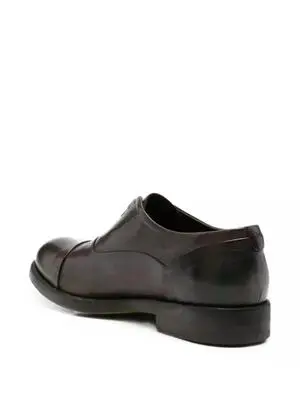 LEQARANT Cap-toe Lace-up Loafers