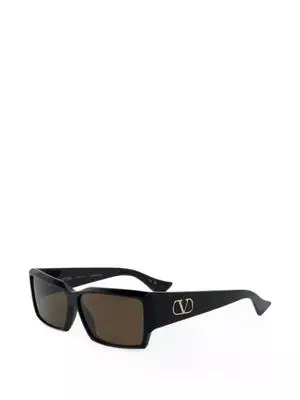 Valentino Garavani Vlogo Rectangle-frame Sunglasses