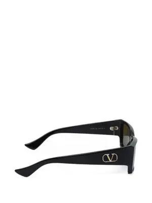 Valentino Garavani Vlogo Rectangle-frame Sunglasses