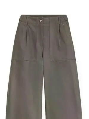 BOSS Wide-leg Cotton Denim Trousers