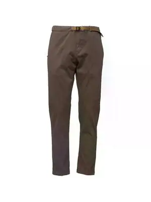 WHITE SAND Belted Gabardine Trousers