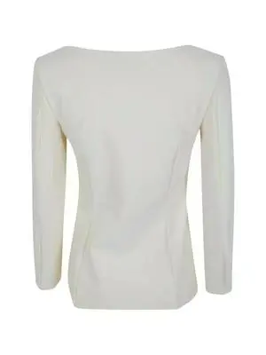 Chiara Boni La Petite Robe Asymmetric Ruched Top