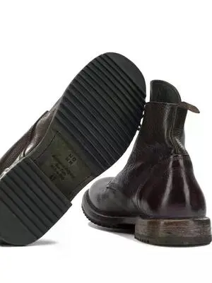 Moma Lace-up Leather Ankle Boots