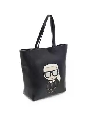 Karl Lagerfeld K/ikonik Leather Tote Bag