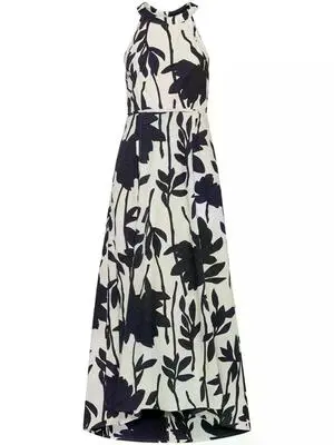 Brunello Cucinelli Sleeveless Floral Print Midi Dress