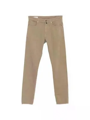 Incotex Incotex Straight-Leg Five-Pocket Trousers Neutrals