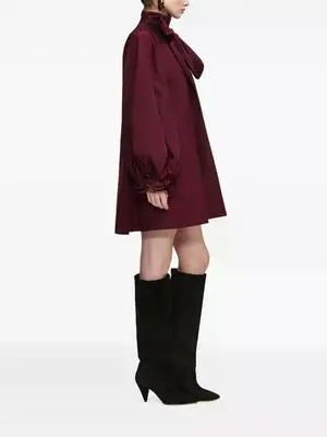 Essentiel Antwerp A-line Mini Dress With Pussy-bow Neckline