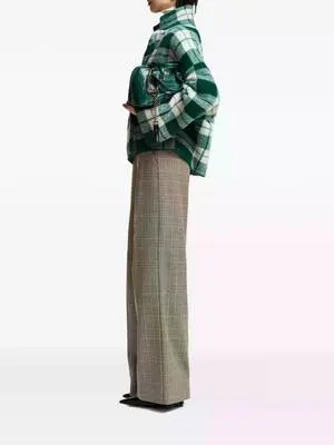 Essentiel Antwerp Checked Double-breasted Cardigan