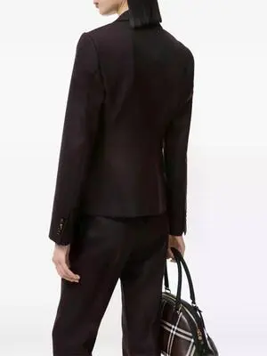 Burberry Check Wool Tailored Jacket