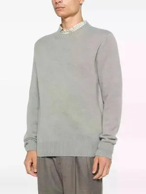 Soft Goat Ribbed-knit Sweater