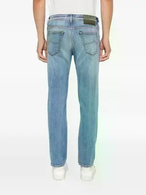Jacob Cohen Logo-patch Straight-leg Jeans