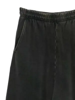 ENTIRE STUDIOS Faded Effect Elasticated Waist Track Pants - Black