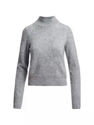 Essentiel Antwerp Stand-up Collar Ribbed-trim Sweater
