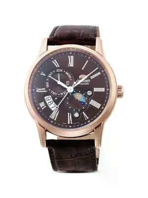 ORIENT Sun & Moon Automatic Watch - Brown