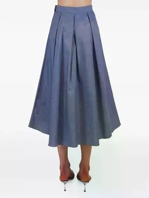 Azeeza Sheridan Pleated Midi Skirt