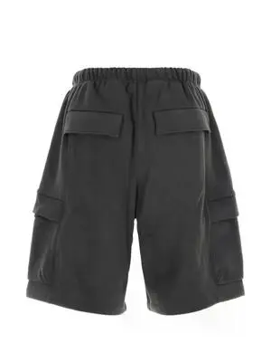 Fear Of God Dark Cotton Blend Cargo Bermuda Shorts