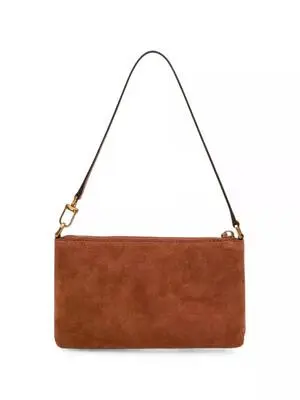Michael Kors Jet Set Woven Leather Clutch Bag - Brown