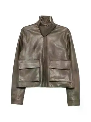 Rick Owens Funnel-neck Jacket - Grey