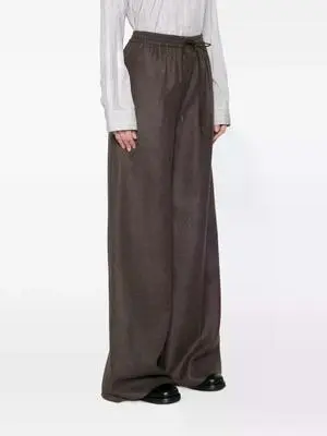 Max Mara Drawstring Wide-leg Trousers