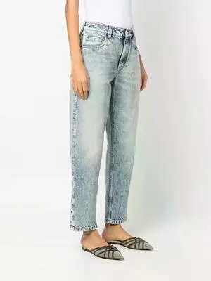 Brunello Cucinelli Acid Wash Boyfriend Jeans