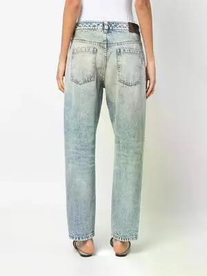 Brunello Cucinelli Acid Wash Boyfriend Jeans