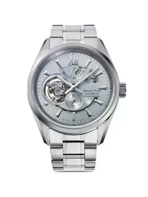 ORIENT Contemporary Modern Skeleton 41mm Watch - Silver
