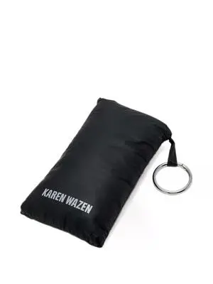 KAREN WAZEN Carolyn Tortoiseshell Effect Rectangle Sunglasses