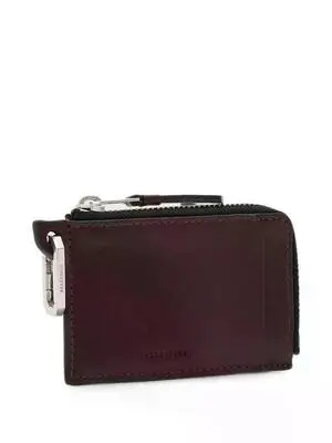 ALLSAINTS Remy Logo-debossed Carabiner-clip Wallet