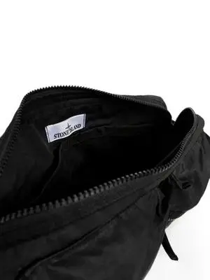 Stone Island 9200024 Double-coated Cotton Ripstop Crossbody Bag