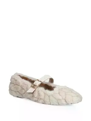 Liu Jo Synthetic-fur Ballet Flats