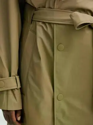 Rains Double-breasted Belted Trench Coat