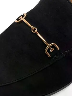 Sam Edelman Linnie Bit Horsebit Suede Loafers