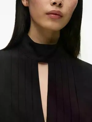 Karl Lagerfeld Pleated Wide Leg Jumpsuit