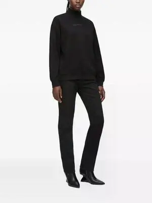 Karl Lagerfeld Cut-out High Neck Sweatshirt