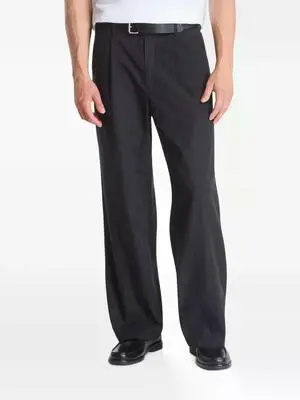 SAMSOE SAMSOE Pleated Straight-leg Trousers