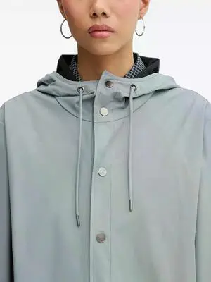 Rains Hooded Press-stud Raincoat