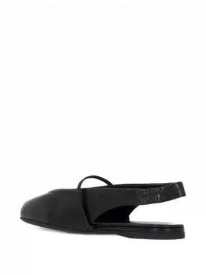Miu Miu Leather Slingback Ballerinas