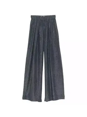 CORTANA Anhelo Crinkled-finish Trousers