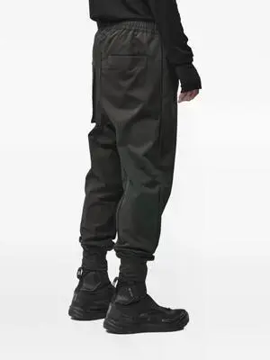 THOM KROM Drawstring-waist Drop-crotch Trousers - Grey