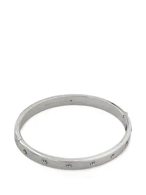 Michael Kors Logo Bangle - Silver