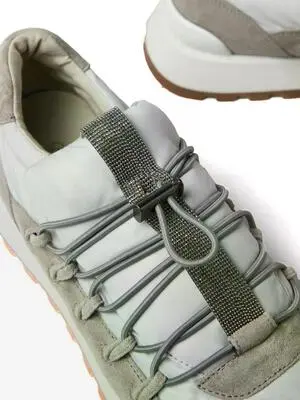 Brunello Cucinelli Panelled Leather Sneakers