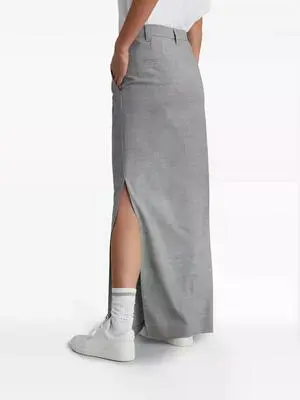Brunello Cucinelli Virgin Wool Maxi Skirt
