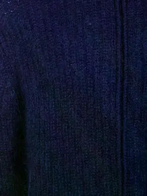 Aspesi Ribbed-knit Zip-up Cardigan
