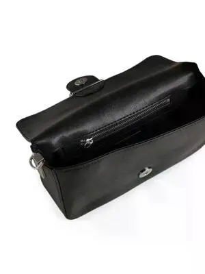 Pinko Love Birds Leather Shoulder Bag